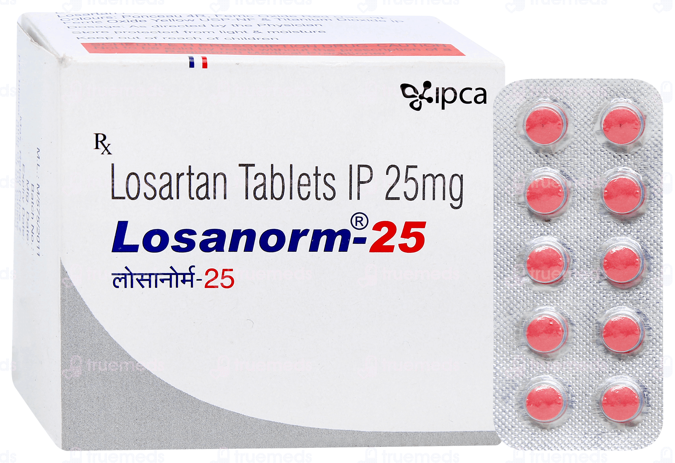 Losanorm 25 Tablet 10: Uses, Side Effects, Price & Substitutes