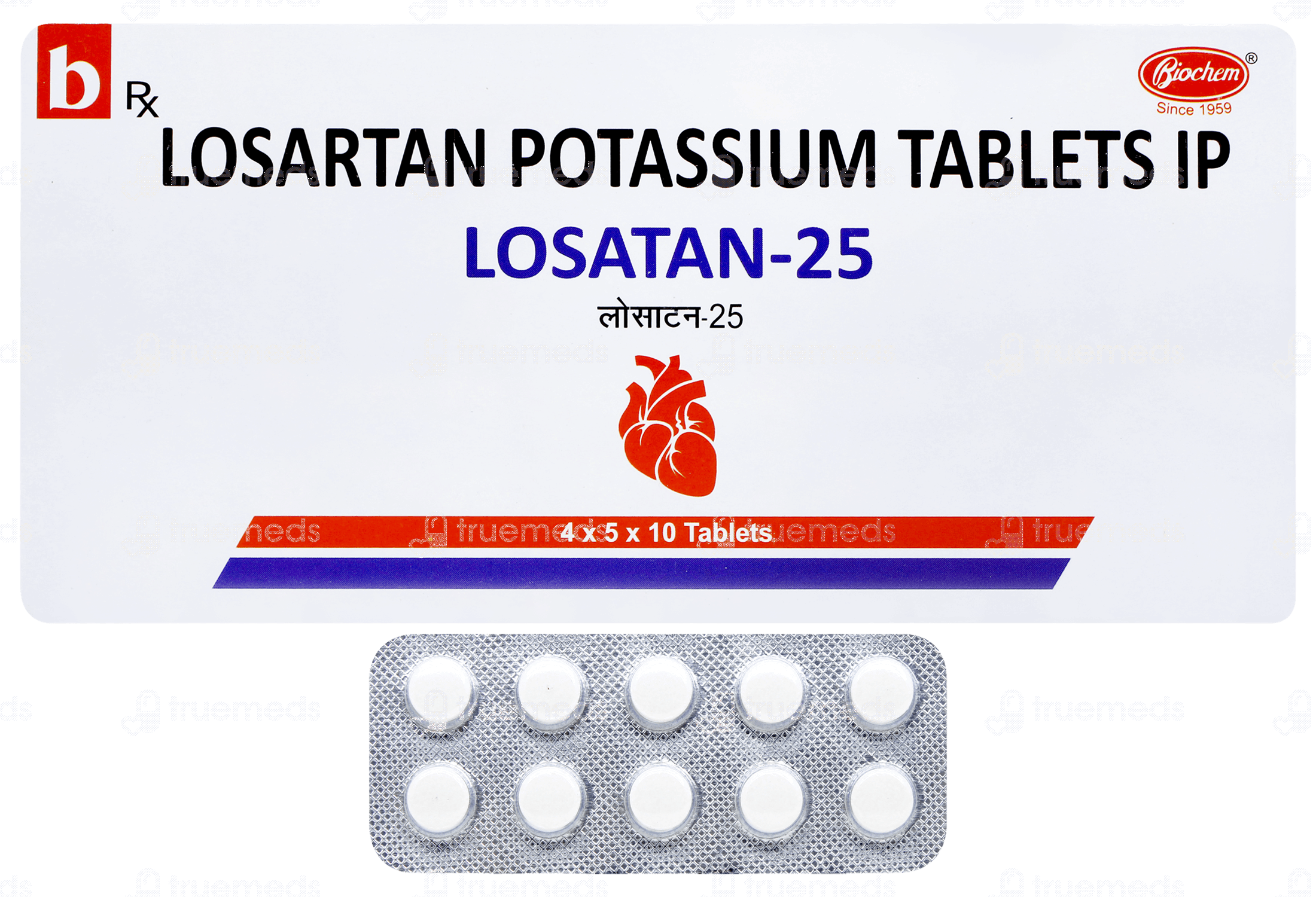 Losatan 25 Tablet 10: Uses, Side Effects, Price & Substitutes