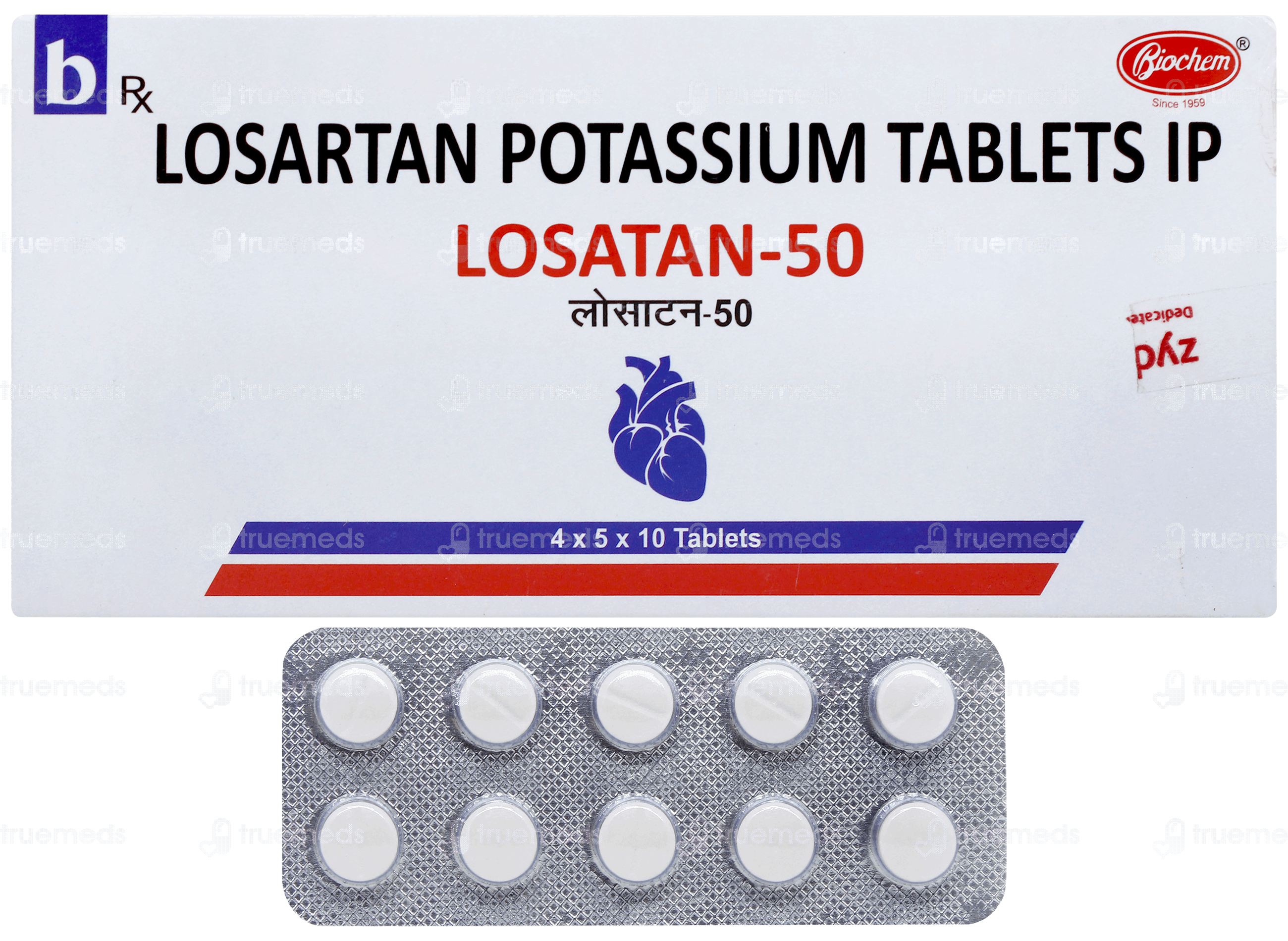 Losatan 50 Tablet 10: Uses, Side Effects, Price & Substitutes