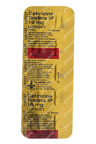 Lupicet 10 MG | Order Lupicet 10 MG Tablet Online at Truemeds