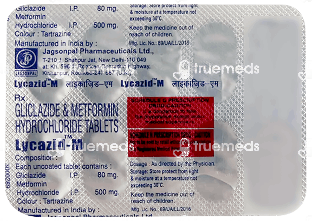 Lycazid M Tablet 10: Uses, Side Effects, Price & Substitutes