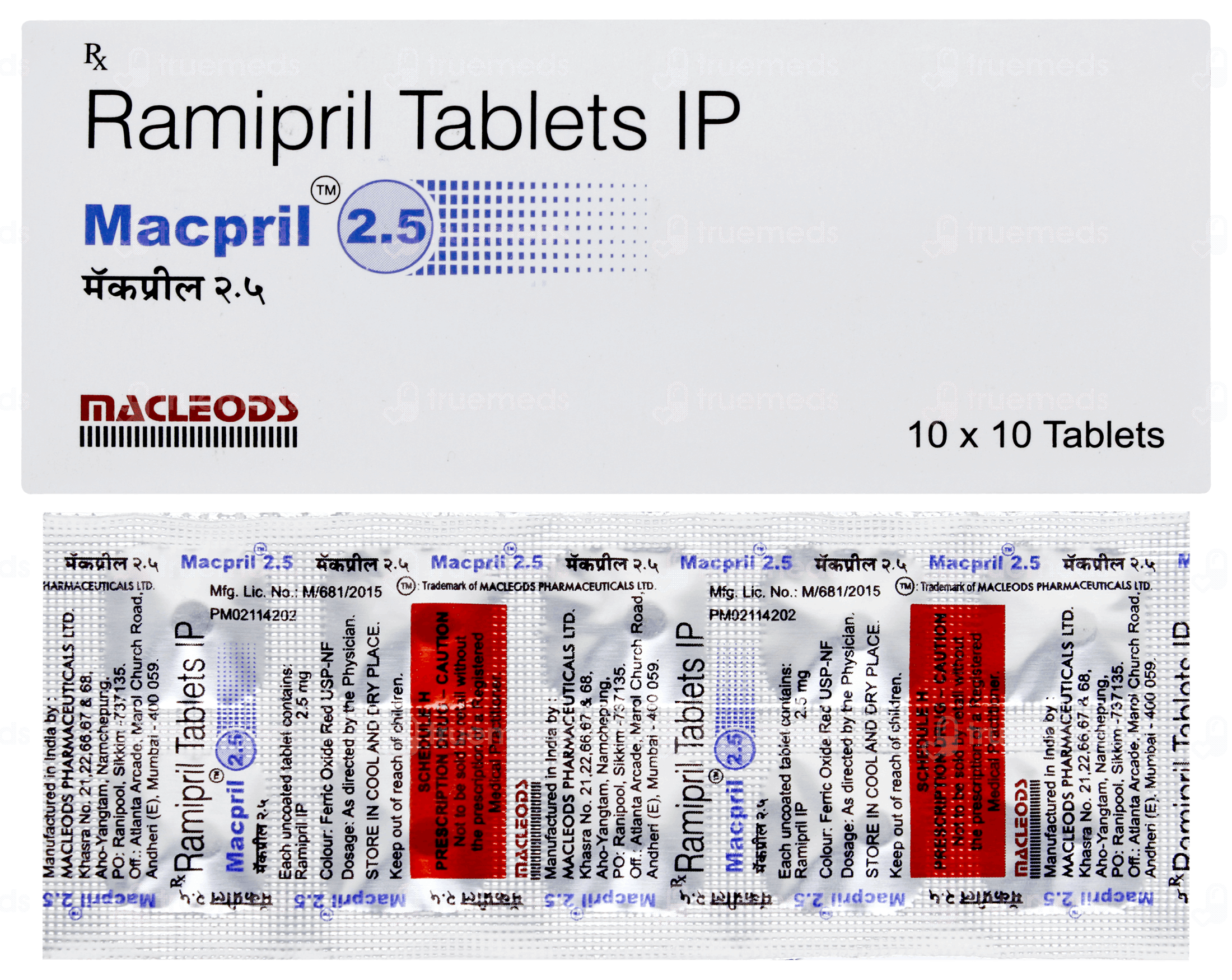 Macpril 2.5 Tablet 10: Uses, Side Effects, Price & Substitutes