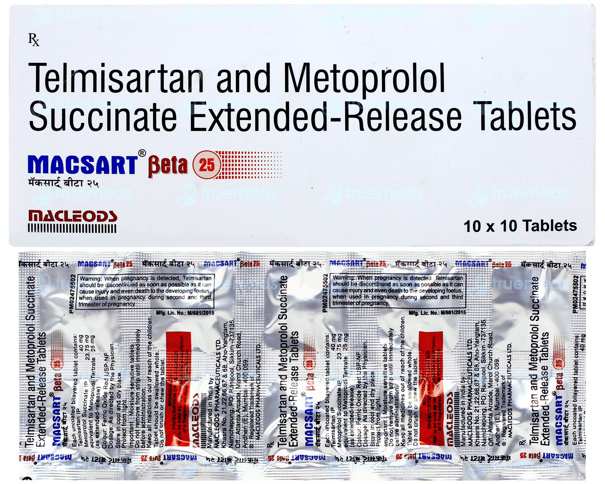 Macsart Beta 40/25 MG Er | Order Macsart Beta 40/25 MG Tablet Er Online ...