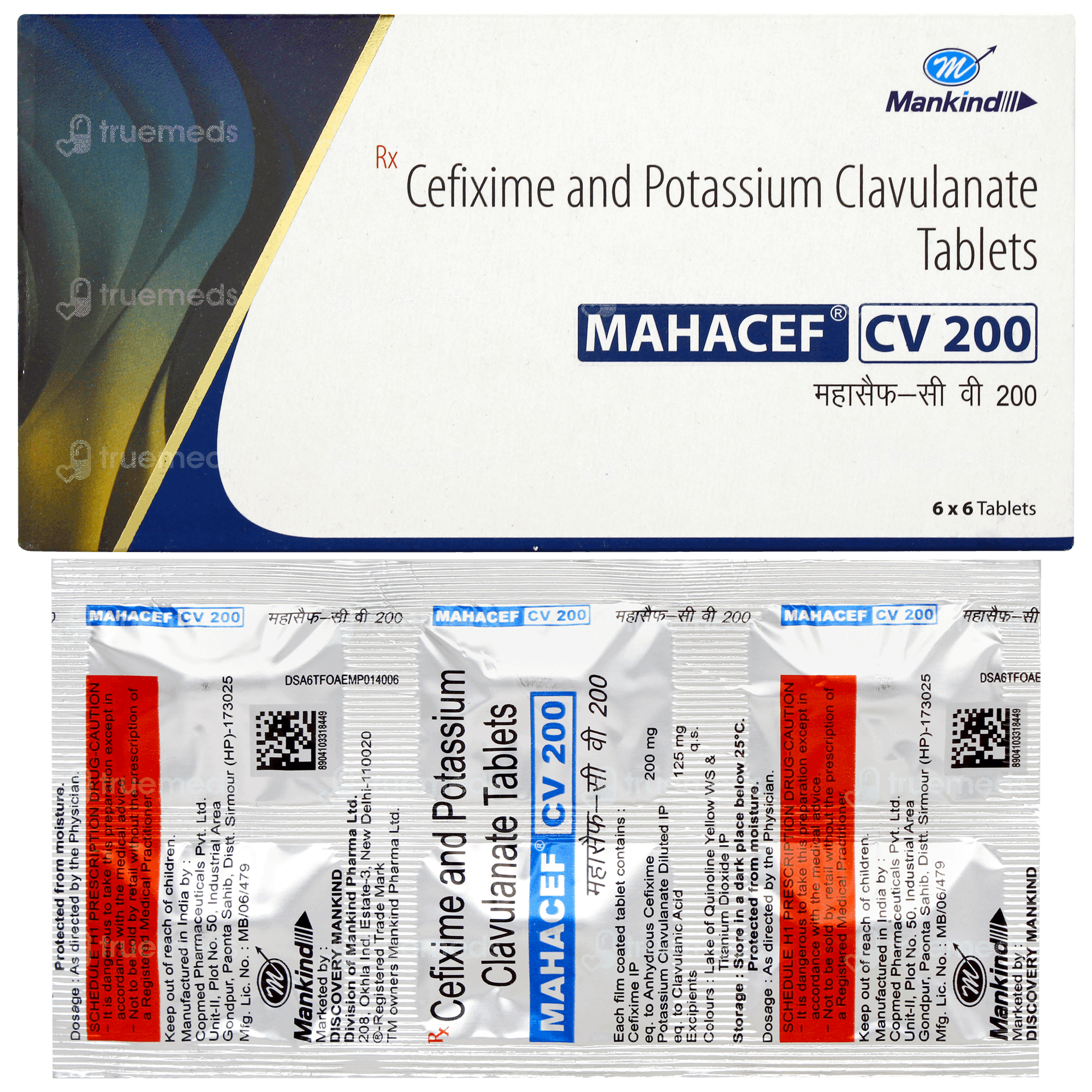 Mahacef Cv 200 Tablet 6: Uses, Side Effects, Price & Substitutes