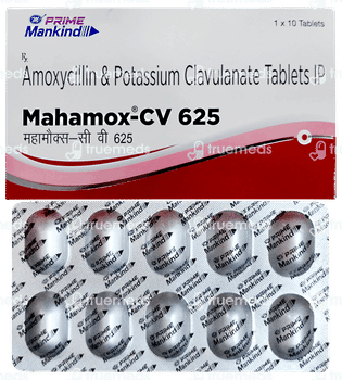 Mahamox Cv 500/125 Mg Tablet: Uses, Side Effects, Price & Substitutes