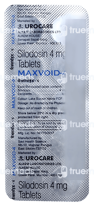 Maxvoid 4 MG | Order Maxvoid 4 MG Tablet Online at Truemeds