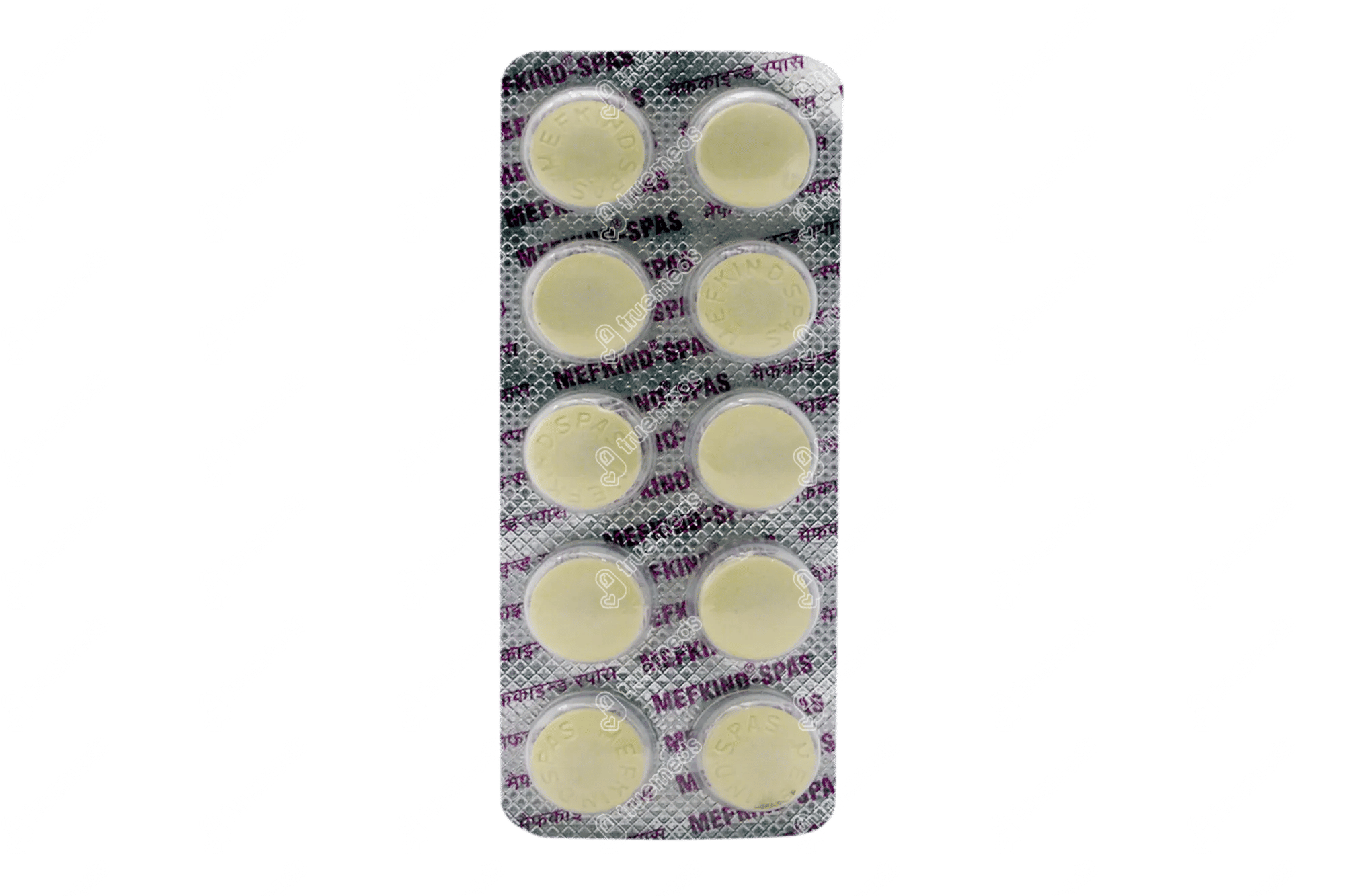 Mefkind Spas 10250 Mg Tablet 10 - Uses, Side Effects, Dosage, Price ...