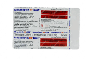 Megagliptin Mf Forte 20/1000 MG Er | Order Megagliptin Mf Forte 20/1000 ...