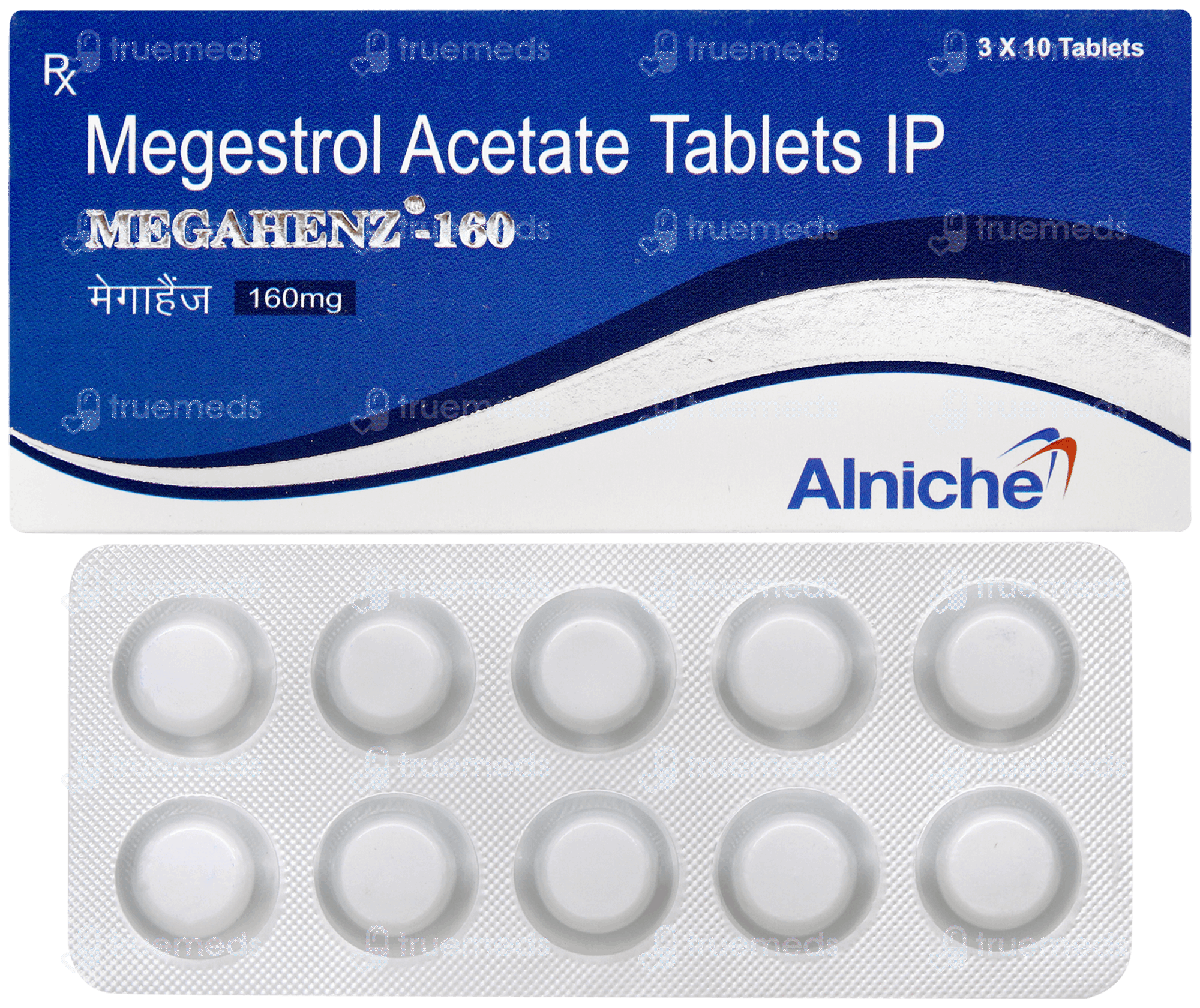 Megahenz 160 Mg Tablet 10 - Uses, Side Effects, Dosage, Price | Truemeds