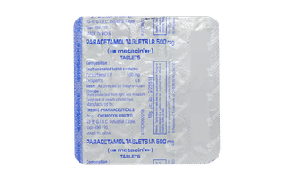 Metacin 500 MG | Order Metacin 500 MG Tablet Online at Truemeds