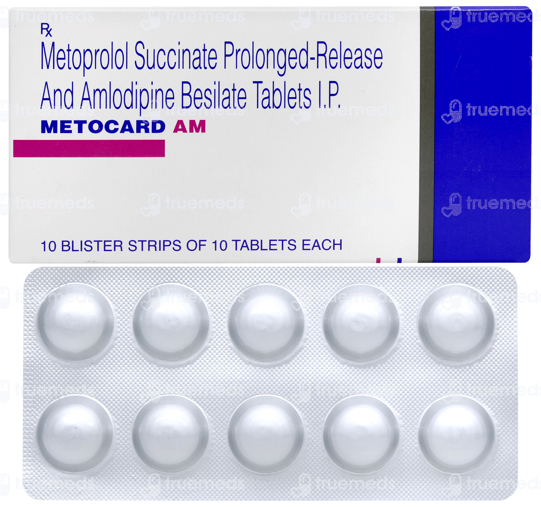 Metocard Am 50/5 MG Pr | Order Metocard Am 50/5 MG Tablet Pr Online at Truemeds