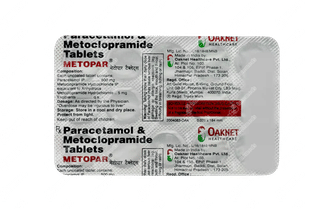 Metopar 5 /500 MG Tablet | Order METOPAR Tablet 15 Online at Truemeds
