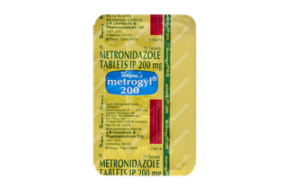 Metrogyl 200 Mg Tablet 15 - Uses, Side Effects, Dosage, Price | Truemeds