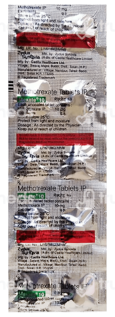 Mexate 10 MG Tablet: Uses, Side Effects, Price & Substitutes