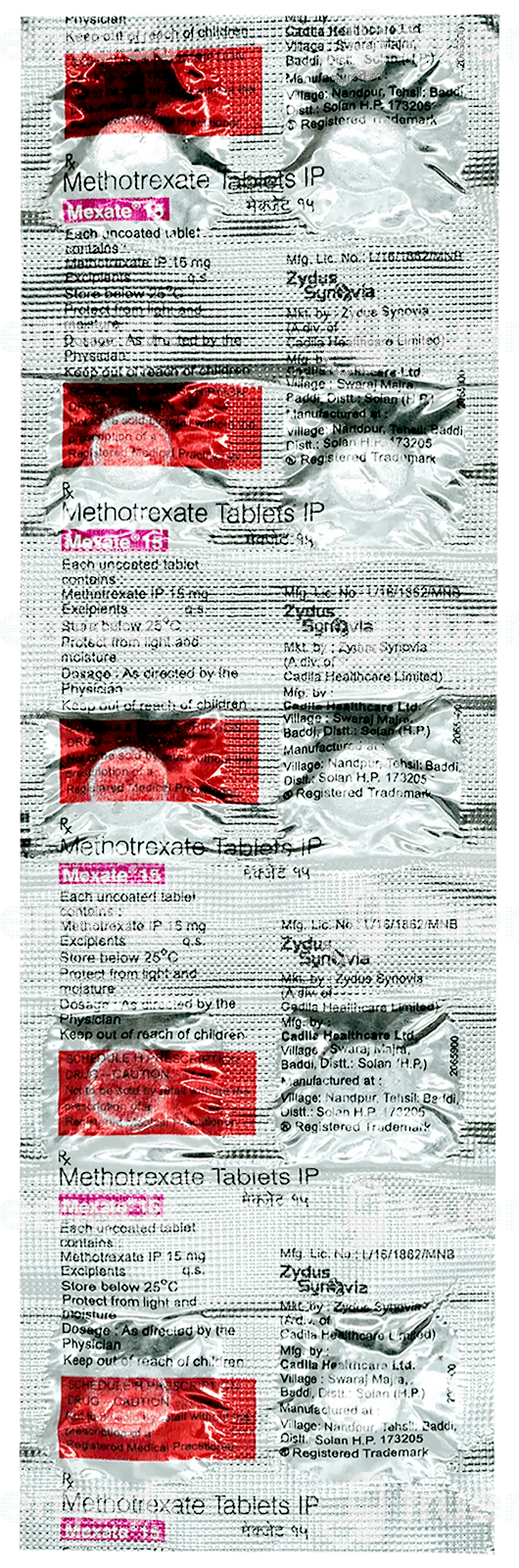 Mexate 15 MG | Order MEXATE 15 MG Tablet 4 Online at Truemeds