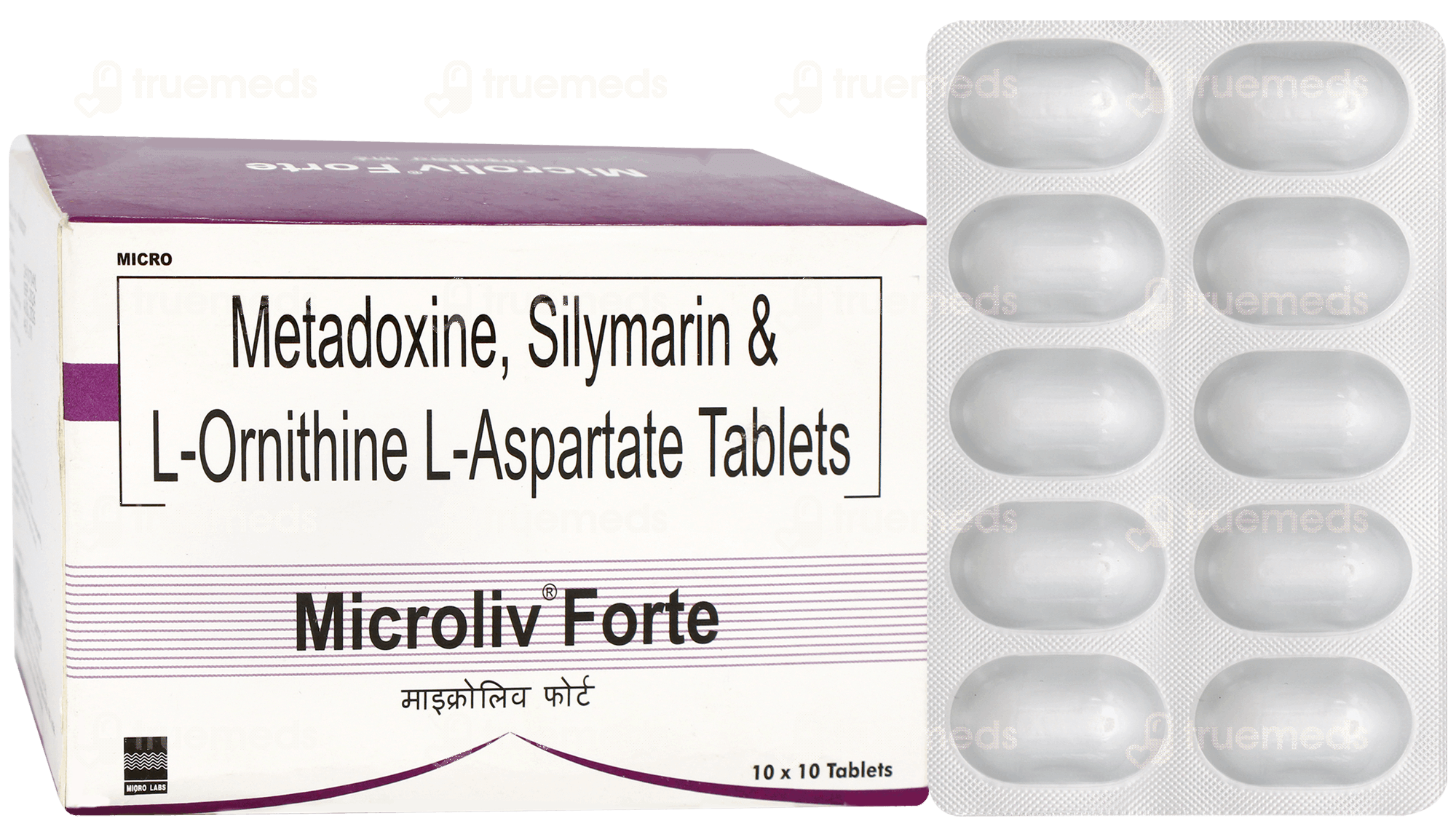 Microliv Forte 140 500 Mg Tablet 10 - Uses, Side Effects, Dosage, Price ...