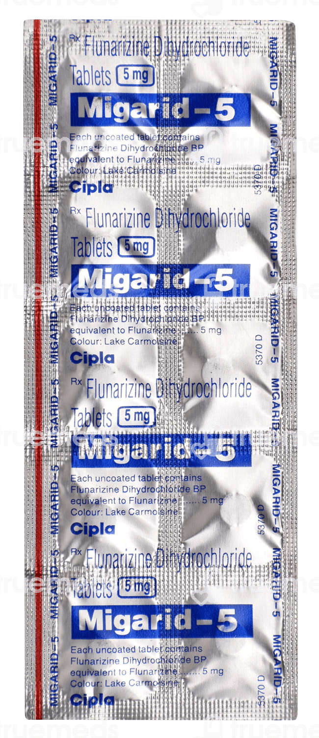 Migarid 5 MG | Order Migarid 5 MG Tablet Online at Truemeds