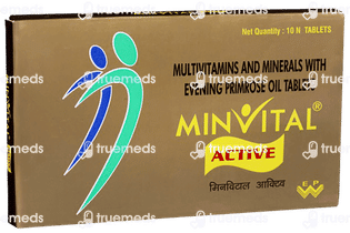 Minvital Active Tablet 10 - Uses, Side Effects, Dosage, Price | Truemeds