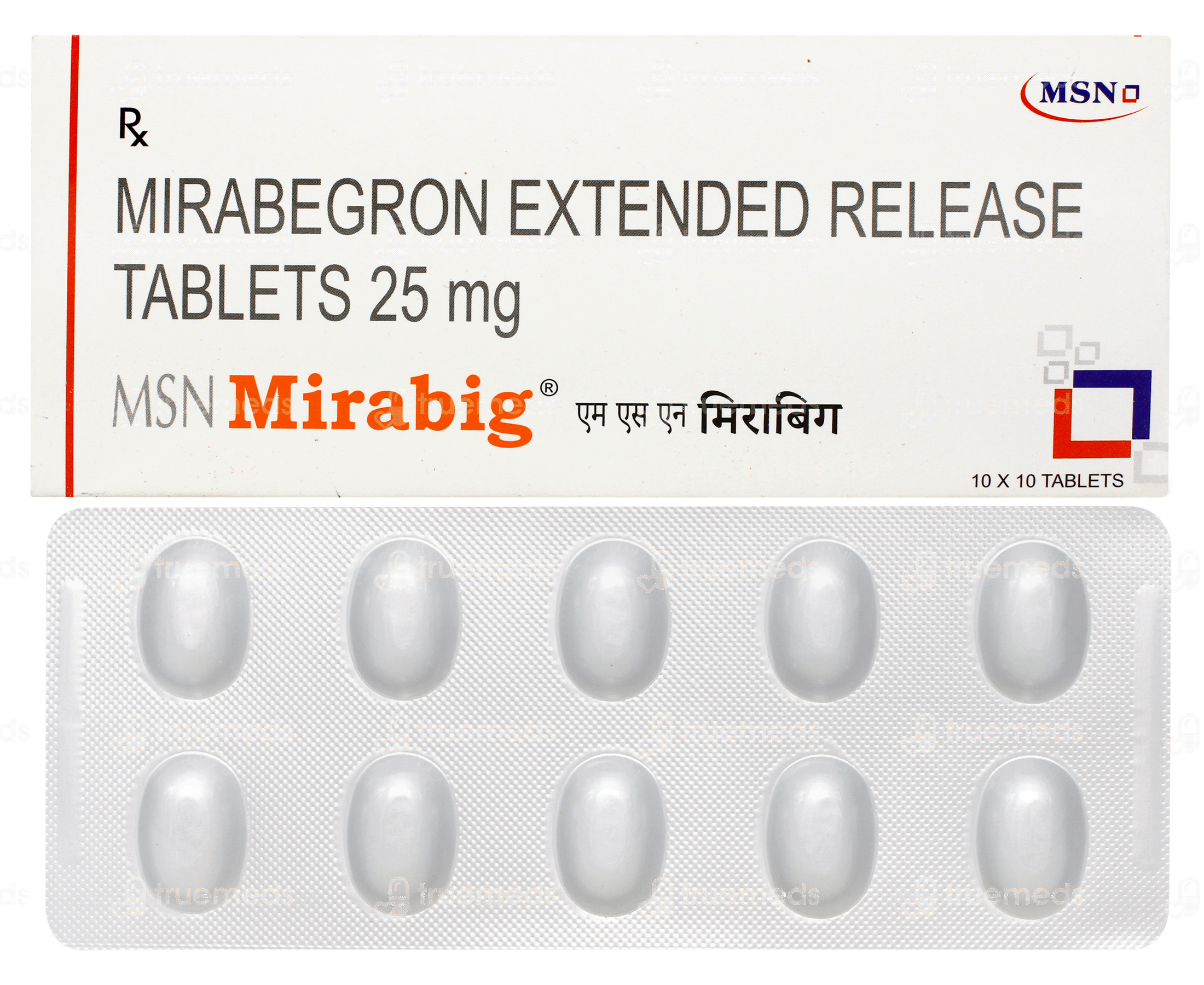 Mirabig 25 MG Er | Order Mirabig 25 MG Tablet Er Online at Truemeds