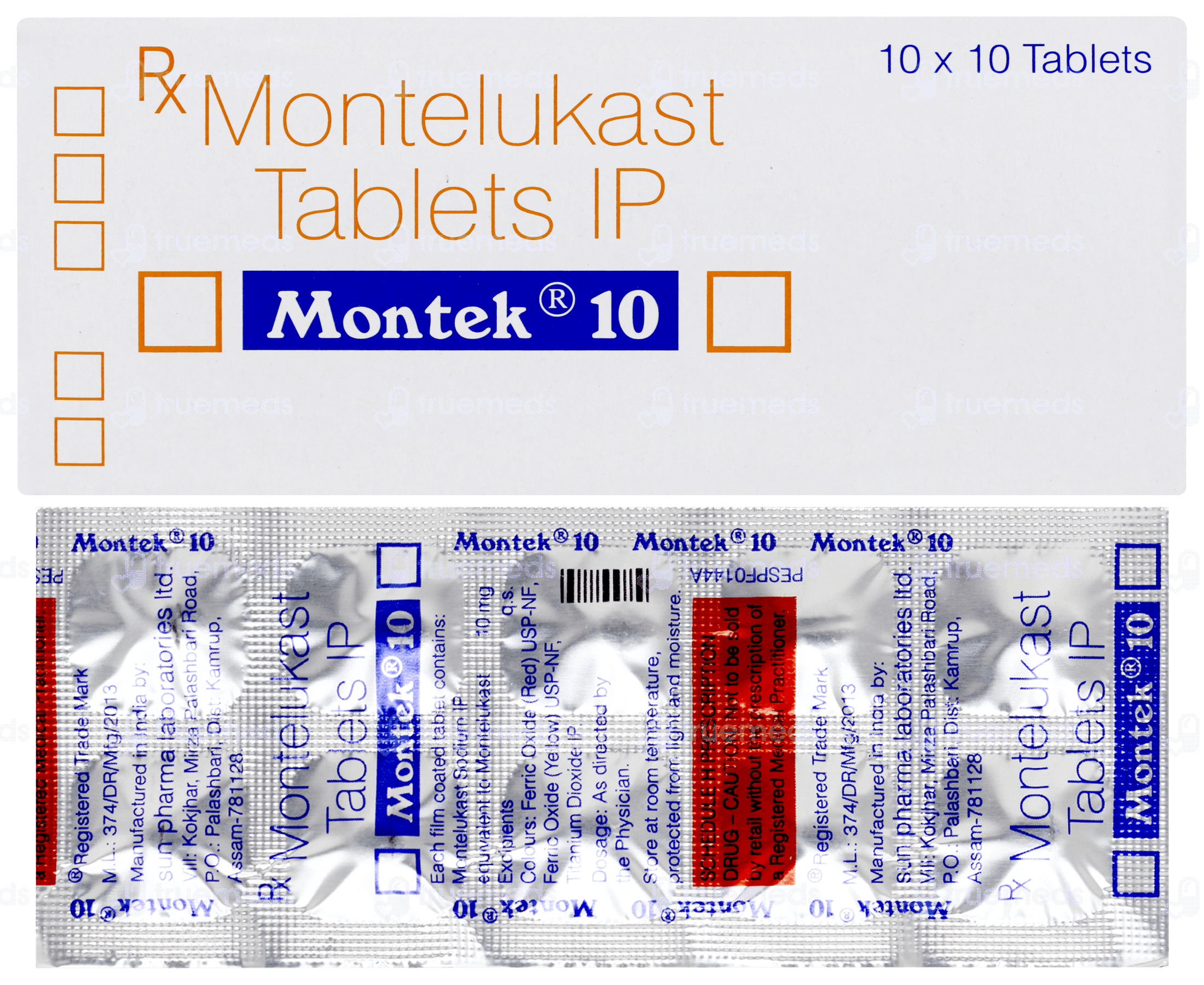 Montek 10 MG - Uses, Side Effects & Dosage from Truemeds