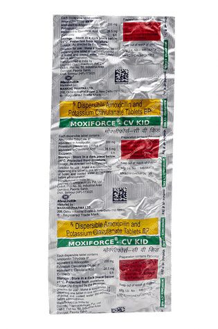 Moxiforce Cv Kid 200/28.5 Mg Tablet: Uses, Side Effects, Price ...