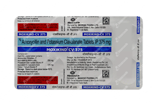 Moxikind CV 375 Tablet: Uses, Side Effects, Price & Substitutes