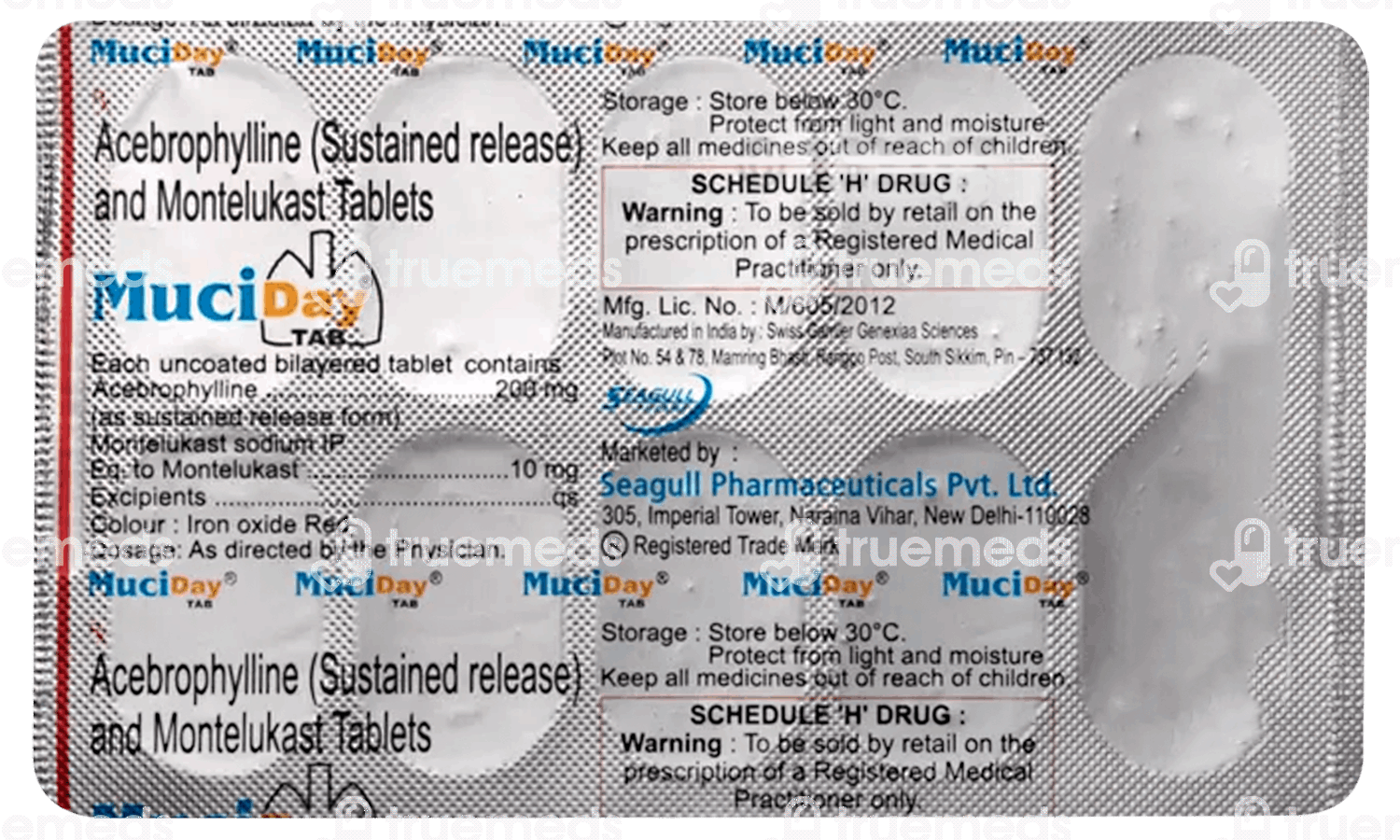 Muciday | Order Muciday Tablet Sr Online at Truemeds