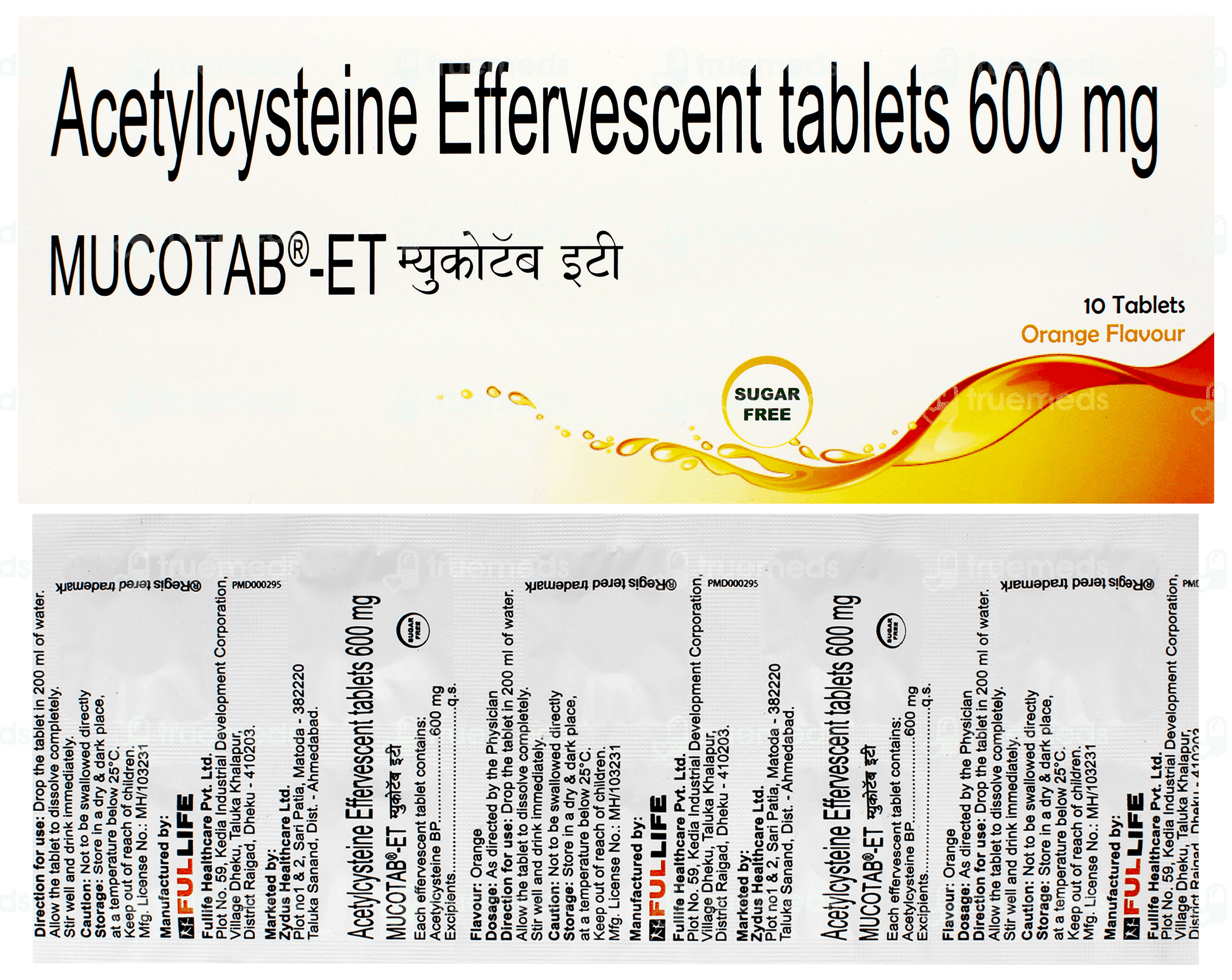 Mucotab Et 600 MG | Order Mucotab Et 600 MG Tablet Online at Truemeds
