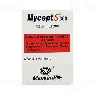 Mycept S 360 MG Dr | Order Mycept S 360 MG Tablet Dr Online at Truemeds