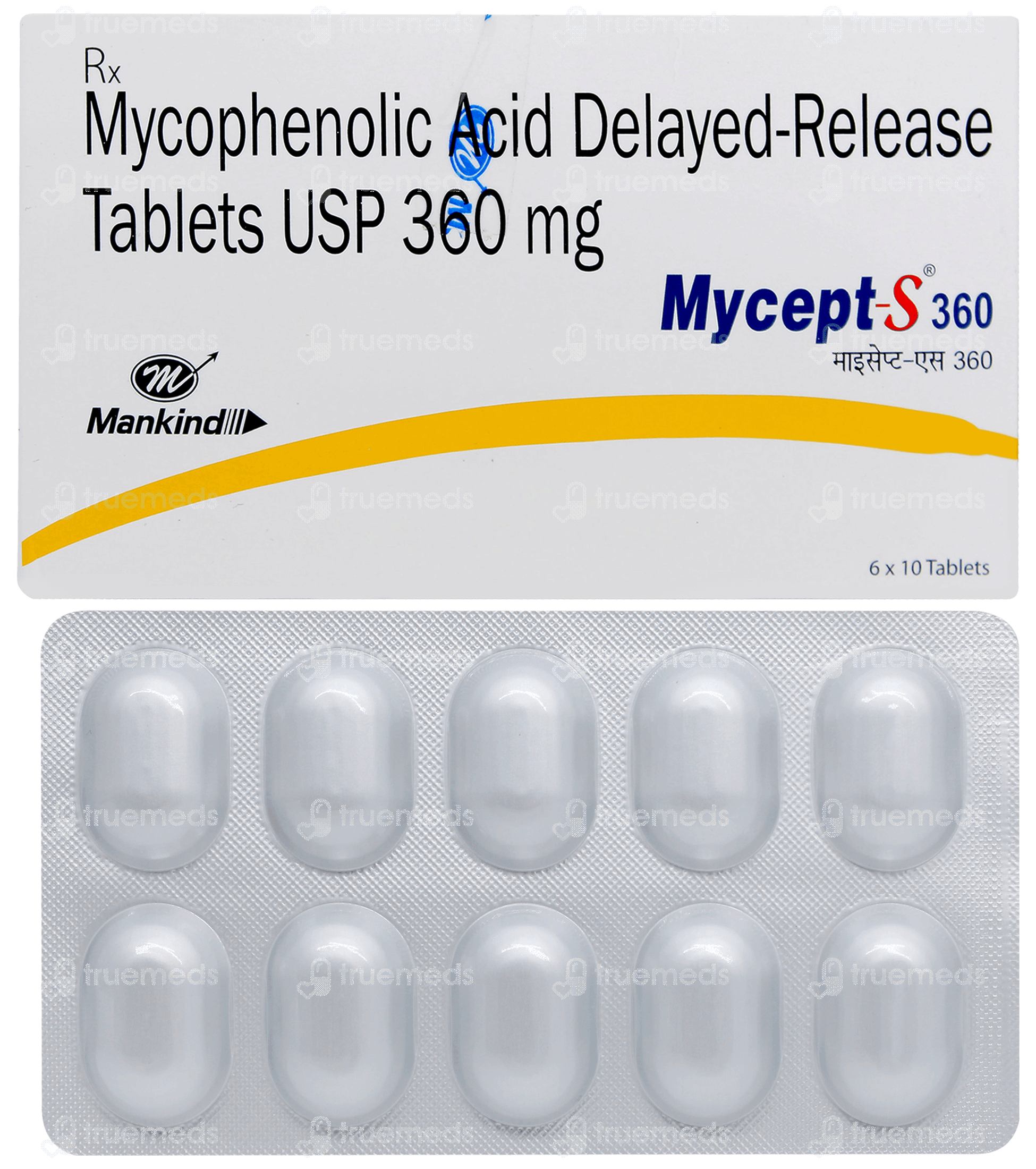 Mycept S 360 MG Dr | Order Mycept S 360 MG Tablet Dr Online at Truemeds