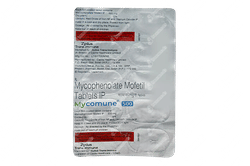 Mycomune 500 MG Tablet 10 - Uses, Side Effects, Dosage, Price | Truemeds