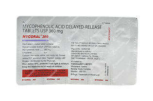 Mycoral 360 MG Tablet: Uses, Side Effects, Price & Substitutes