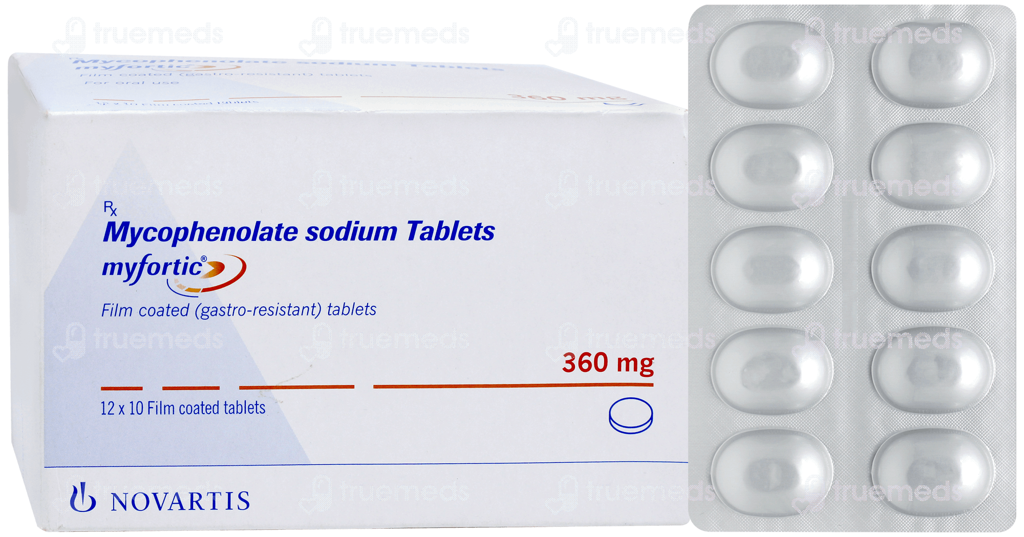 Myfortic 360 MG | Order Myfortic 360 MG Tablet Online at Truemeds