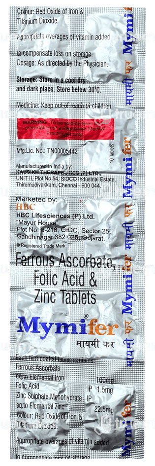 Mymifer 10015225 Mg Tablet 10 - Uses, Side Effects, Dosage, Price ...
