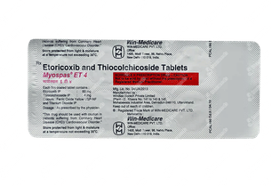 Myospas Et 60/4 MG | Order Myospas Et 60/4 MG Tablet Online at Truemeds