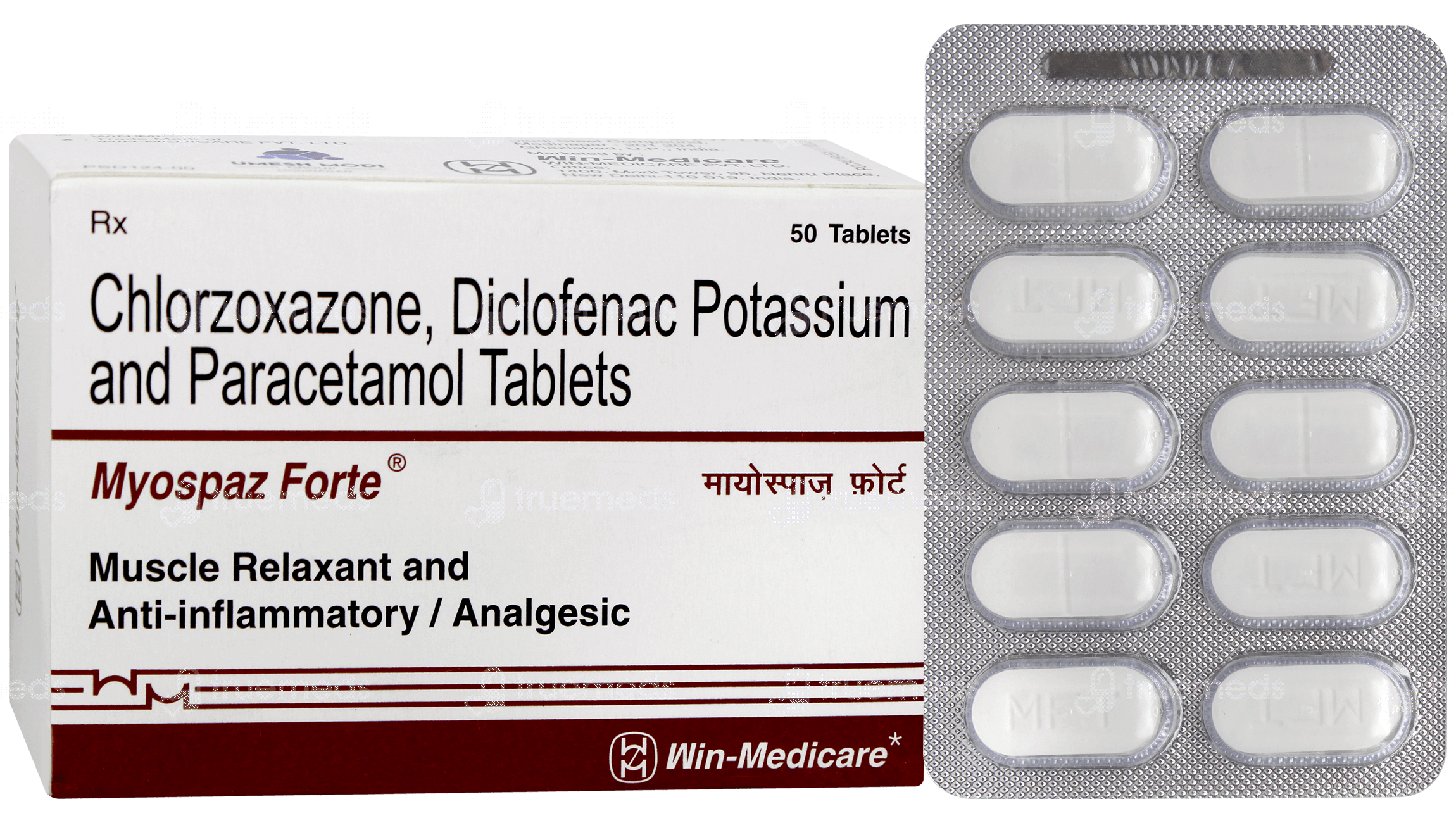 Myospaz Forte Tablet – Manage Pain & Fever Effectively