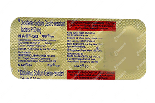 Nac 50 Mg Tablet 10 - Uses, Side Effects, Dosage, Price | Truemeds