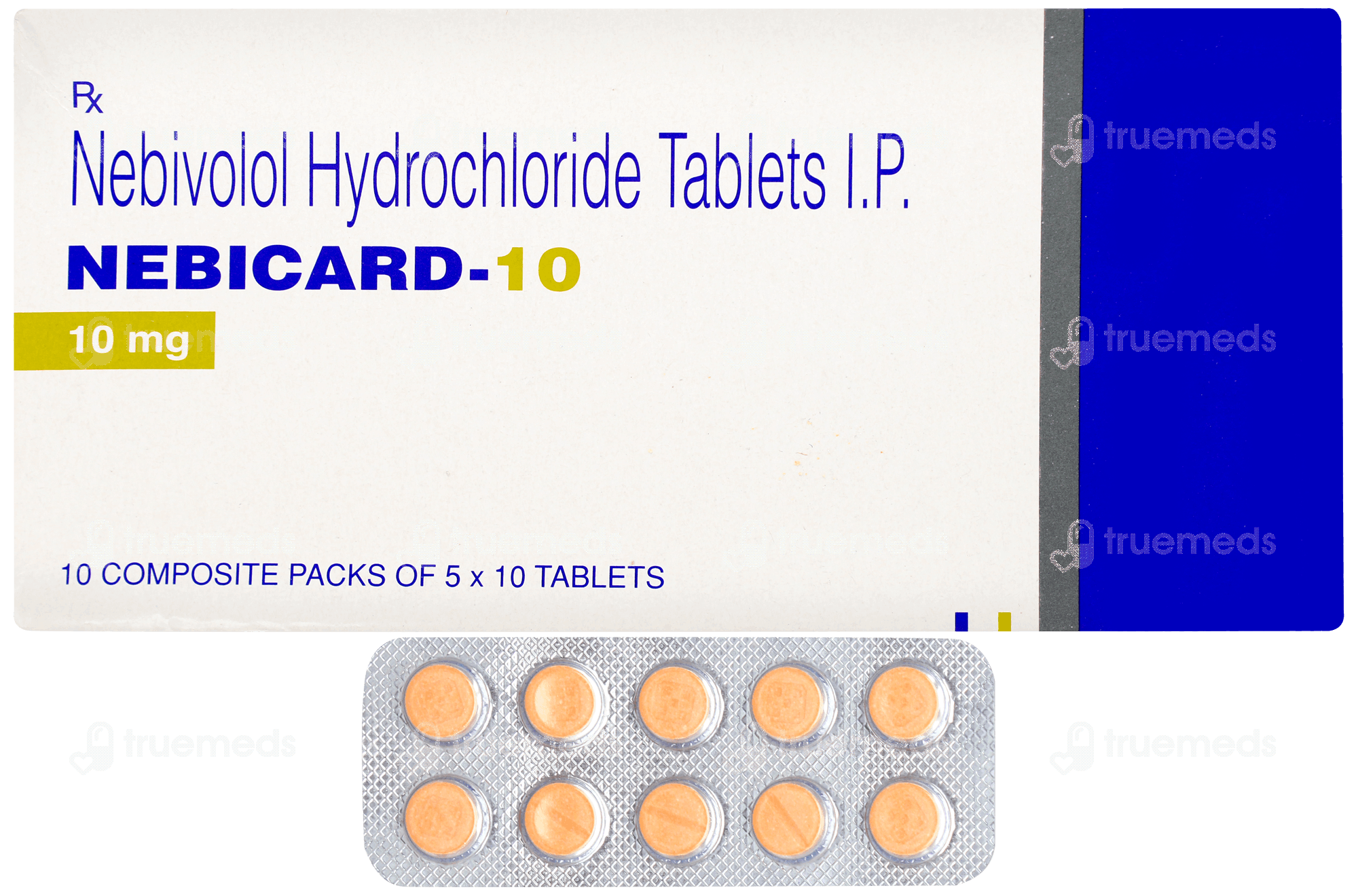 Nebicard 10 MG | Order Nebicard 10 MG Tablet Online at Truemeds