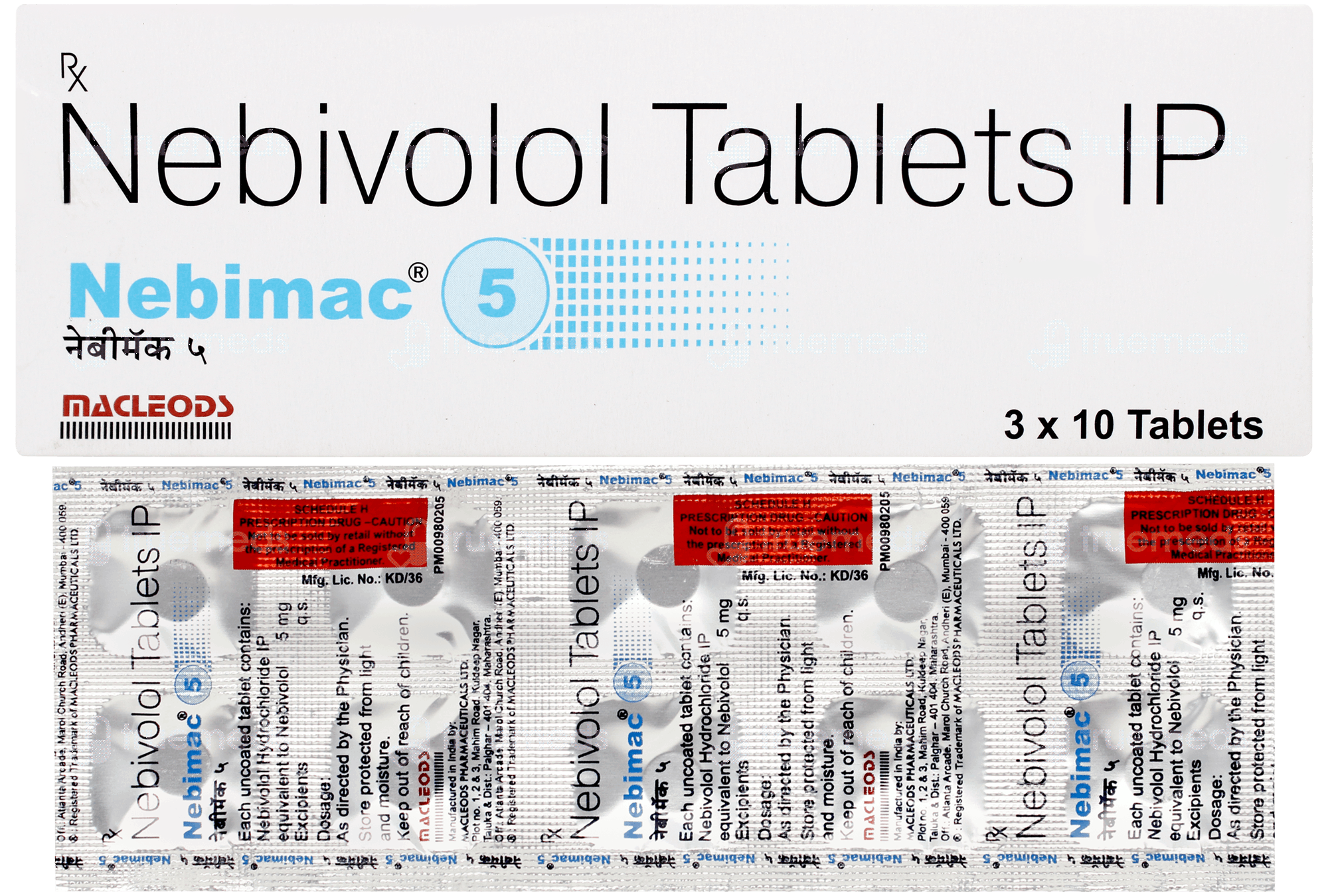 Nebimac 5 MG | Order Nebimac 5 MG Tablet Online at Truemeds