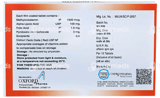 Nervomin Od | Order Nervomin Od Tablet Online at Truemeds