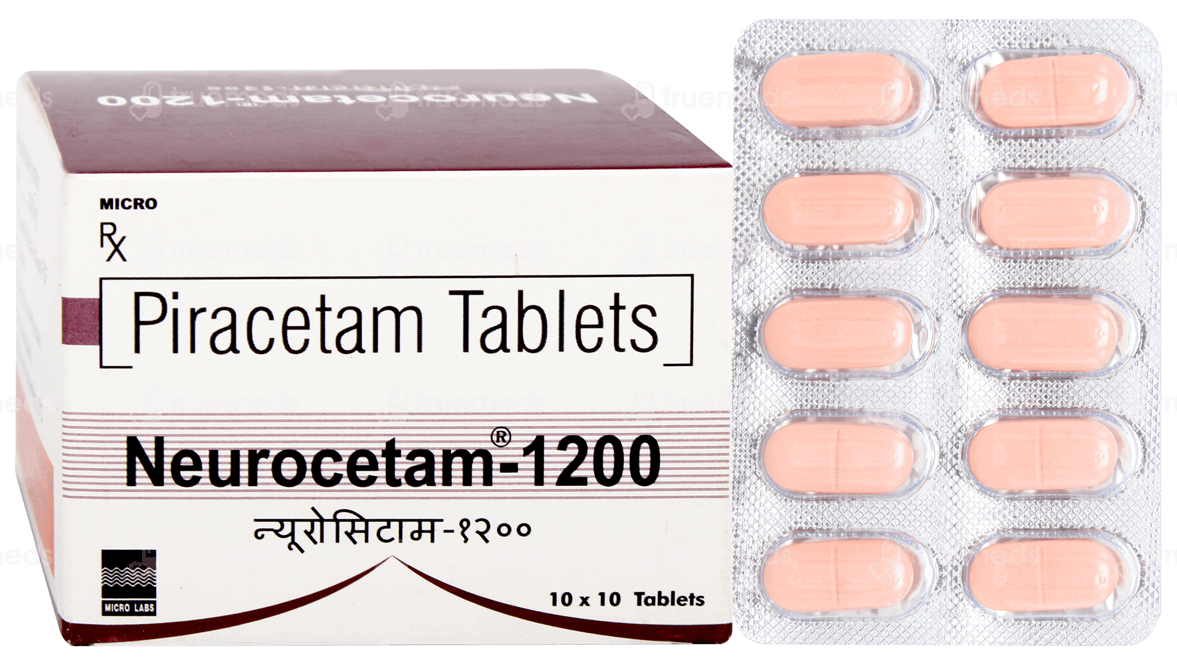 Neurocetam 1200 MG | Order Neurocetam 1200 MG Tablet Online at Truemeds
