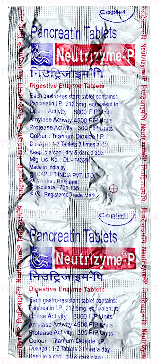 Neutrizyme P | Order Neutrizyme P Tablet Online at Truemeds