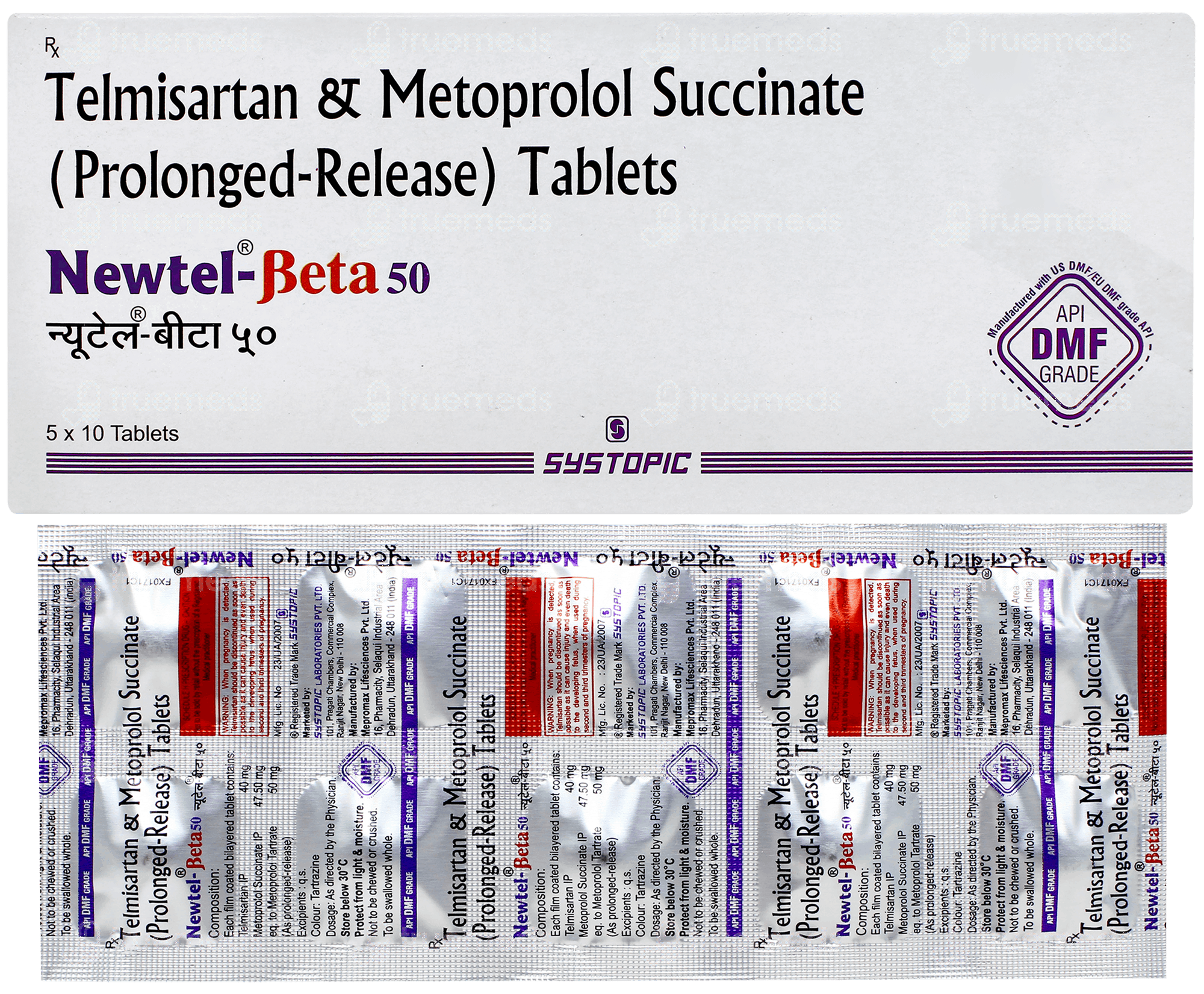 Newtel Beta 40/50 MG Pr | Order Newtel Beta 40/50 MG Tablet Pr Online ...