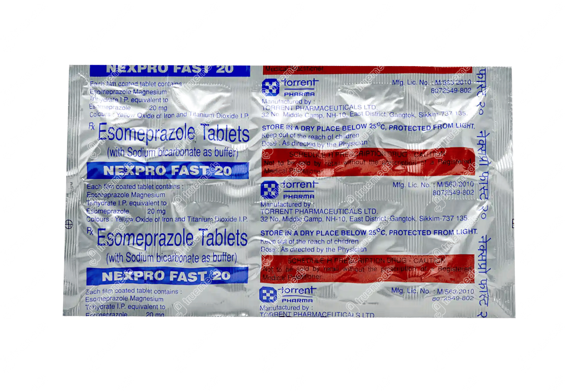 Nexpro Fast 20 MG | Order Nexpro Fast 20 MG Tablet Online at Truemeds