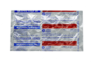 Nexpro Fast 20 MG | Order Nexpro Fast 20 MG Tablet Online at Truemeds