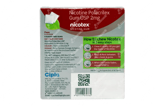 Nicotex Paan 2mg Sf 9 T | Order Nicotex Paan 2mg Sf 9 T Online at Truemeds