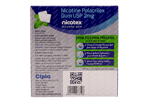 Nicotex Mint Plus 2mg Sf 9 Tab - Uses, Side Effects, Dosage, Price ...