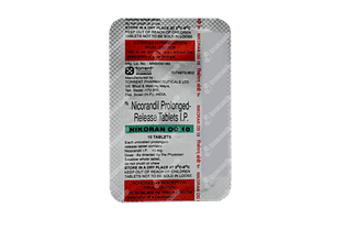Nikoran Od 10 MG | Order Nikoran Od 10 MG Tablet Online at Truemeds