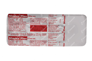 Nimica Plus 100325 Mg Tablet 10 - Uses, Side Effects, Dosage, Price ...