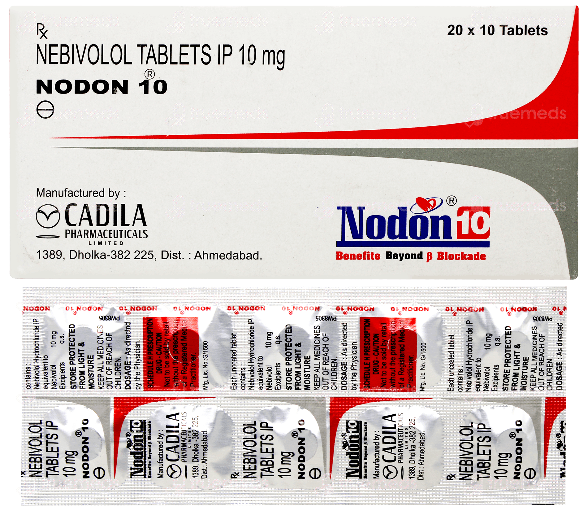 Nodon 10 MG | Order Nodon 10 MG Tablet Online at Truemeds